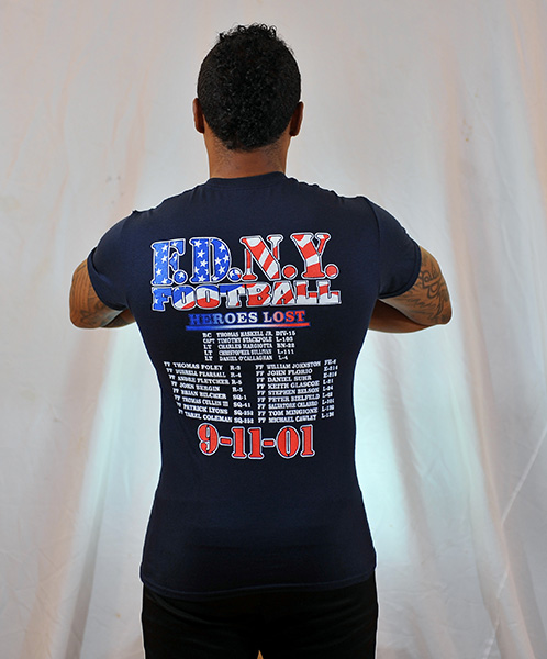 Bravest Football Team - FDNY - FDNY Bravest Football Memorial T-Shirt
